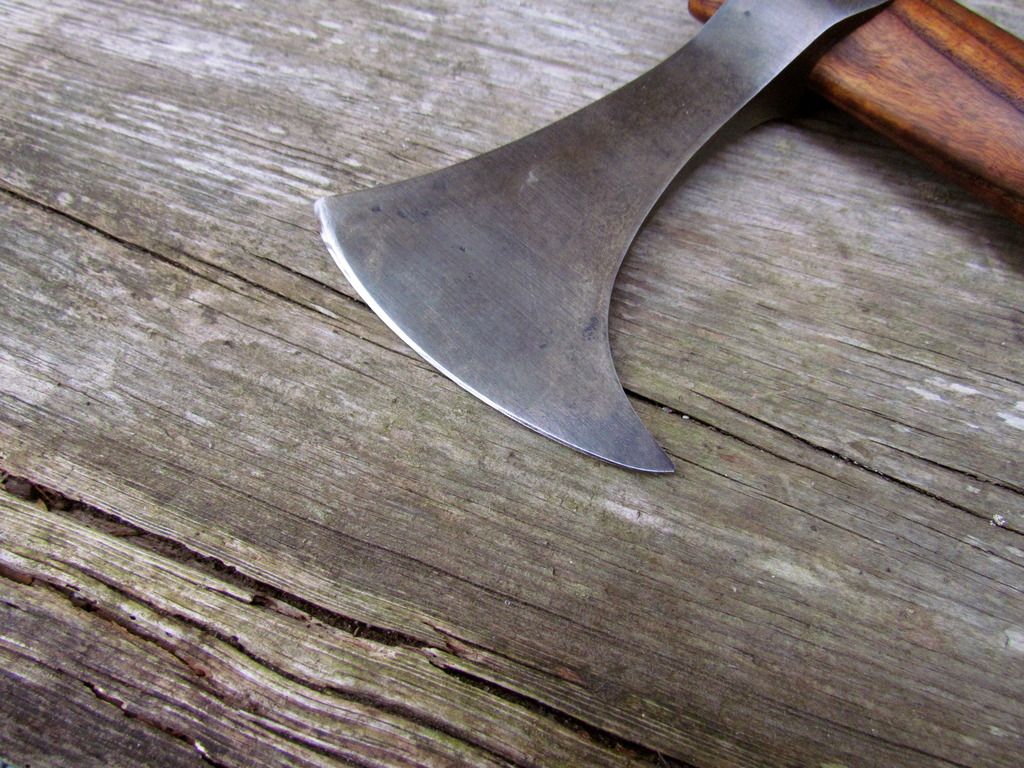 Fs: Blacksmith hand forged- - bearded hammer poll tomahawk camp axe | BladeForums.com