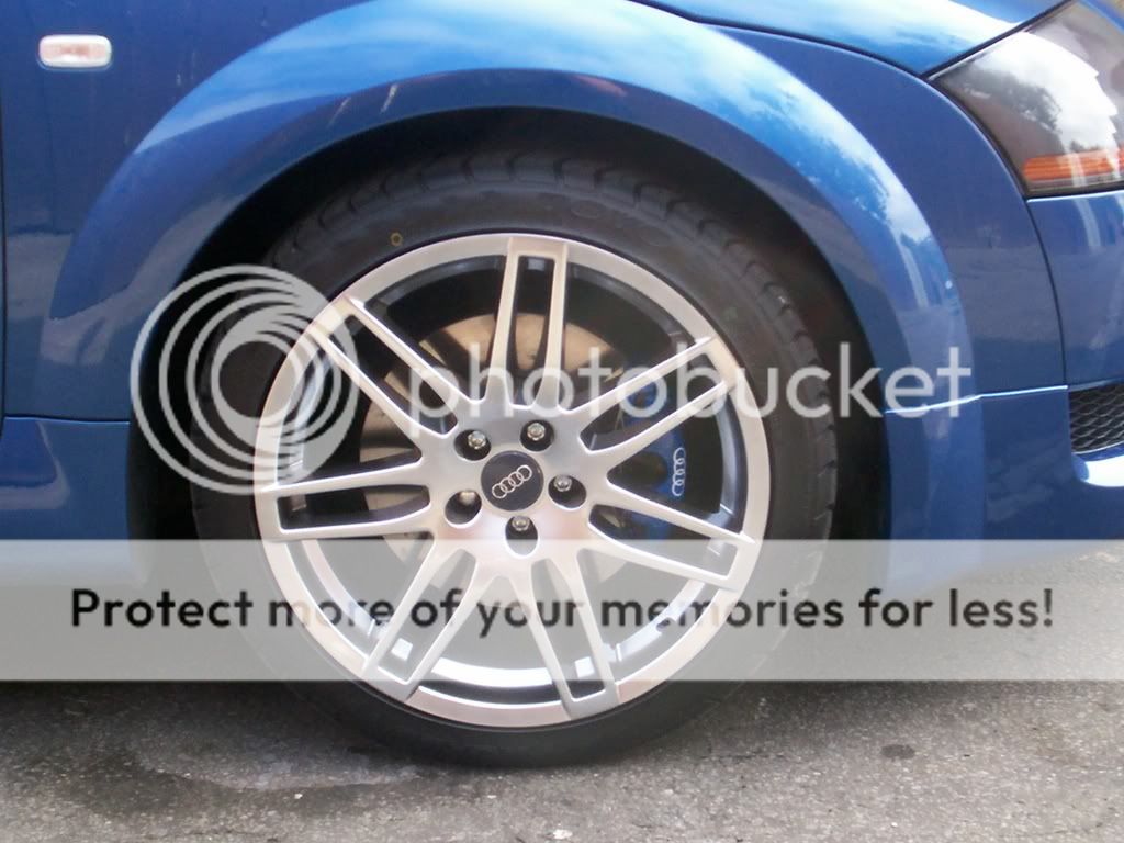 Painted my calipers Nogaro blue "pics" | Audi TT Forum