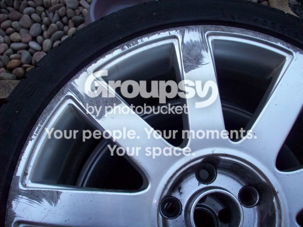18" audi, kerbed, 1 good tyre | VW T4 Forum - VW T5 Forum